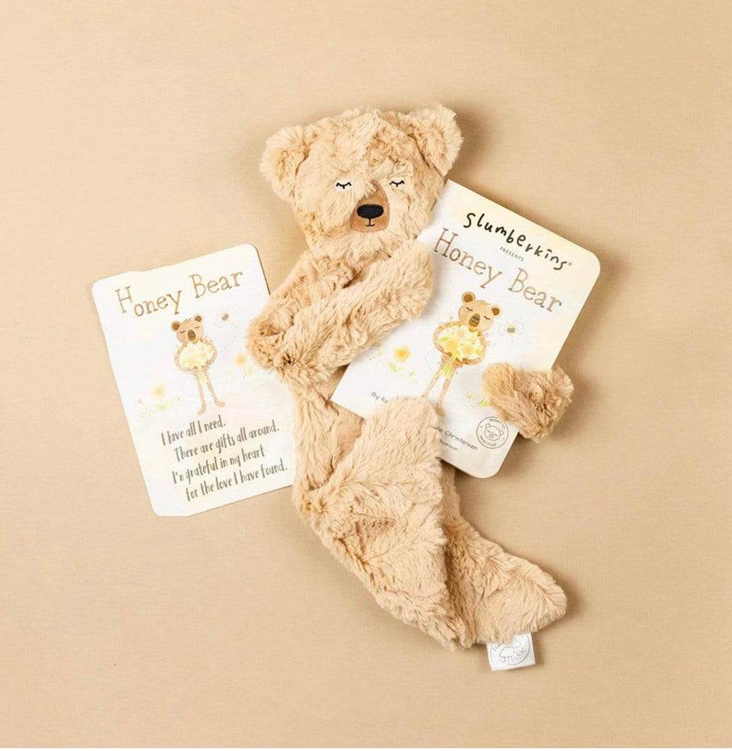 Slumberkins Honey Bear Snuggler | Educational Toys | Verde Baby Slumberkins Honey Bear Snuggler | Educational Toys | Verde Baby