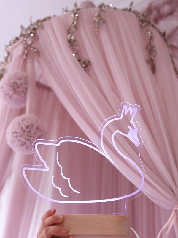 Swan Night Light – Verde Baby