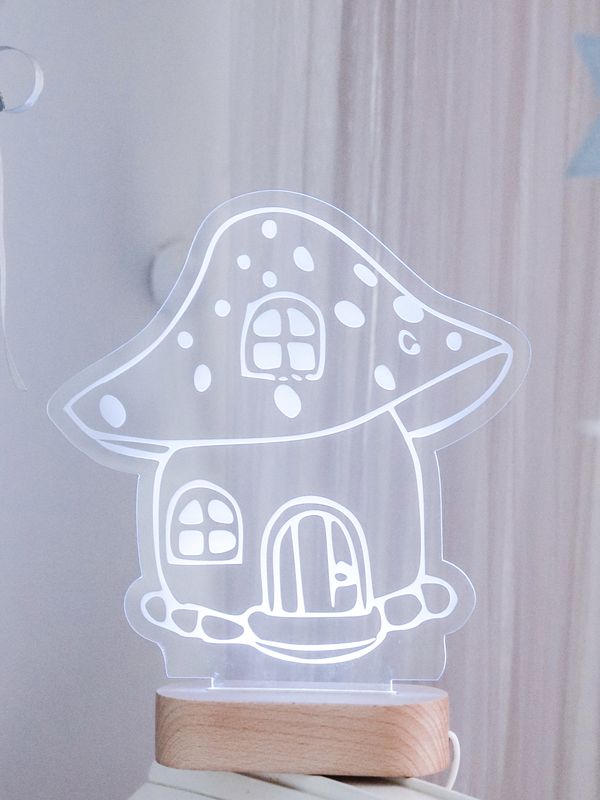 Toadstool Night Light – Verde Baby