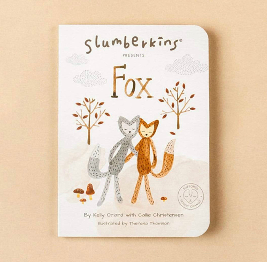 Slumberkins Fox Snuggler - Silken Silver | Verde Baby