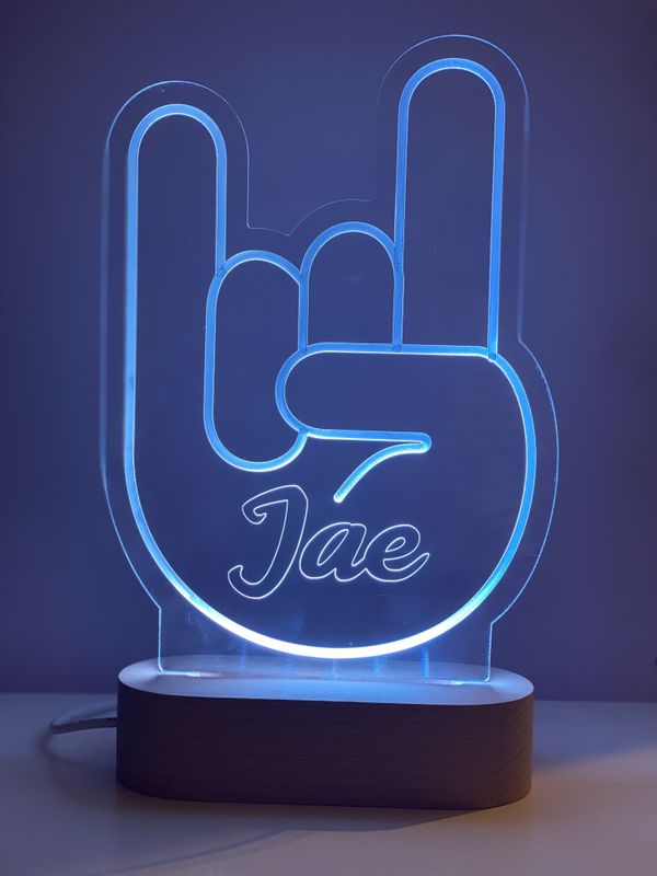 Rock Night Light – Verde Baby