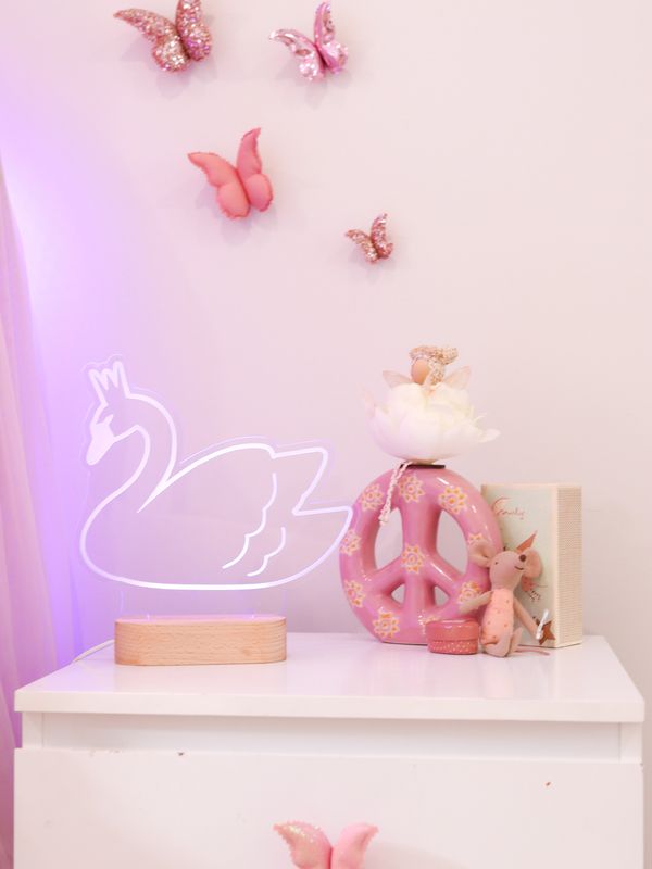 Swan Night Light – Verde Baby